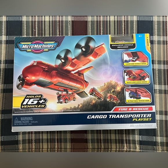 Micro Machines | Toys | Micromachines Fire Rescue Cargo Transporter ...